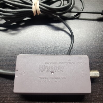Nintendo NES RF AV Cable Adapter Switch NES-003 OEM ORIGINAL | eBay