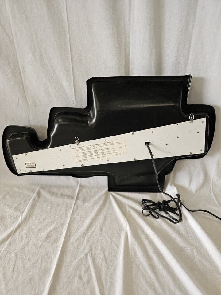 Vintage Philip Morris Marlboro Illuminated Indy Race Car Store Sign | eBay