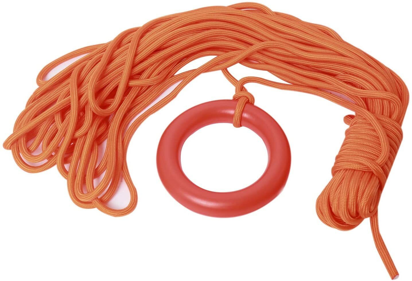 Max 80% OFF 100ft Life Saving Rope Float Line + Ring Boating Swimming ...