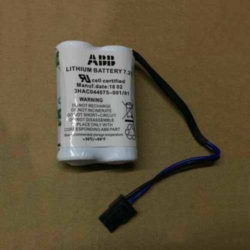 3HAC044075-001/01 7.2V SMB Battery for ABB Robot CPU ABBTA521 ...