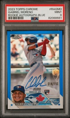 2023 Topps Chrome Gabriel Moreno Rookie Auto Jersey #14/150 Color Match ...