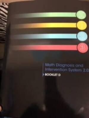 Math Diagnosis and Intervention System 20 Booklet D - Paperback - VERY ...