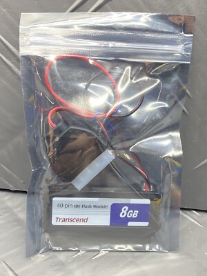 Transcend 8GB 40-pin IDE Flash Module + 4-pin Connector - New | eBay
