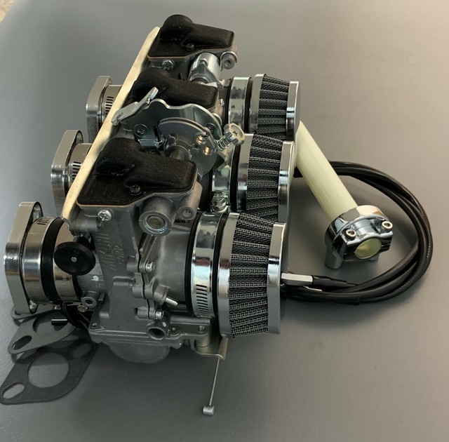 Triumph Triple T150 Trident 750 Mikuni RS 34 Carburetor Kit for sale ...