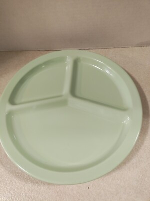 Vintage Lot of 4 Texas Ware Melamine 10" Divided Dinner Plates, Mint ...