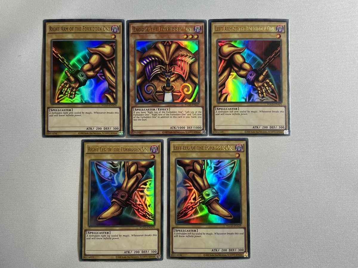 Real Yugioh Cards Exodia