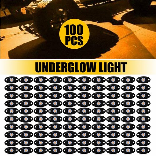 Amber Undercar Lamp Set Underglow LED Underbody Neon System Light ...