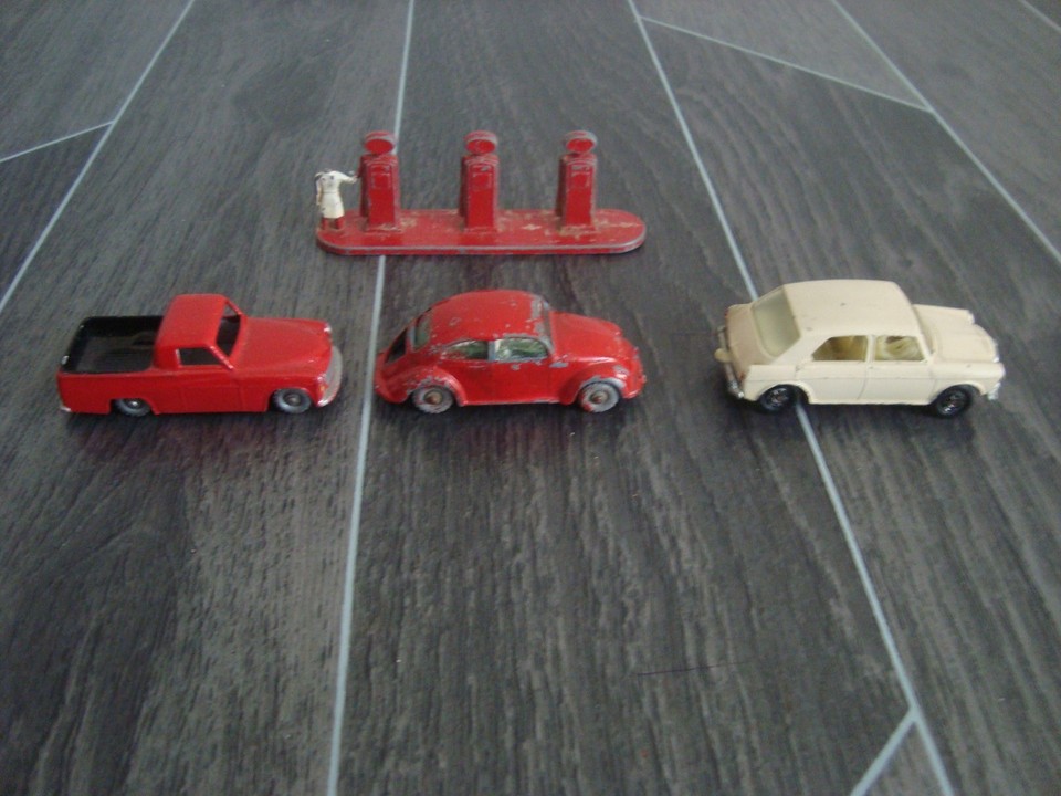 Matchbox Esso Petrol Pumps / Commer Pick Up / VW Beetle / MG1100 | eBay UK