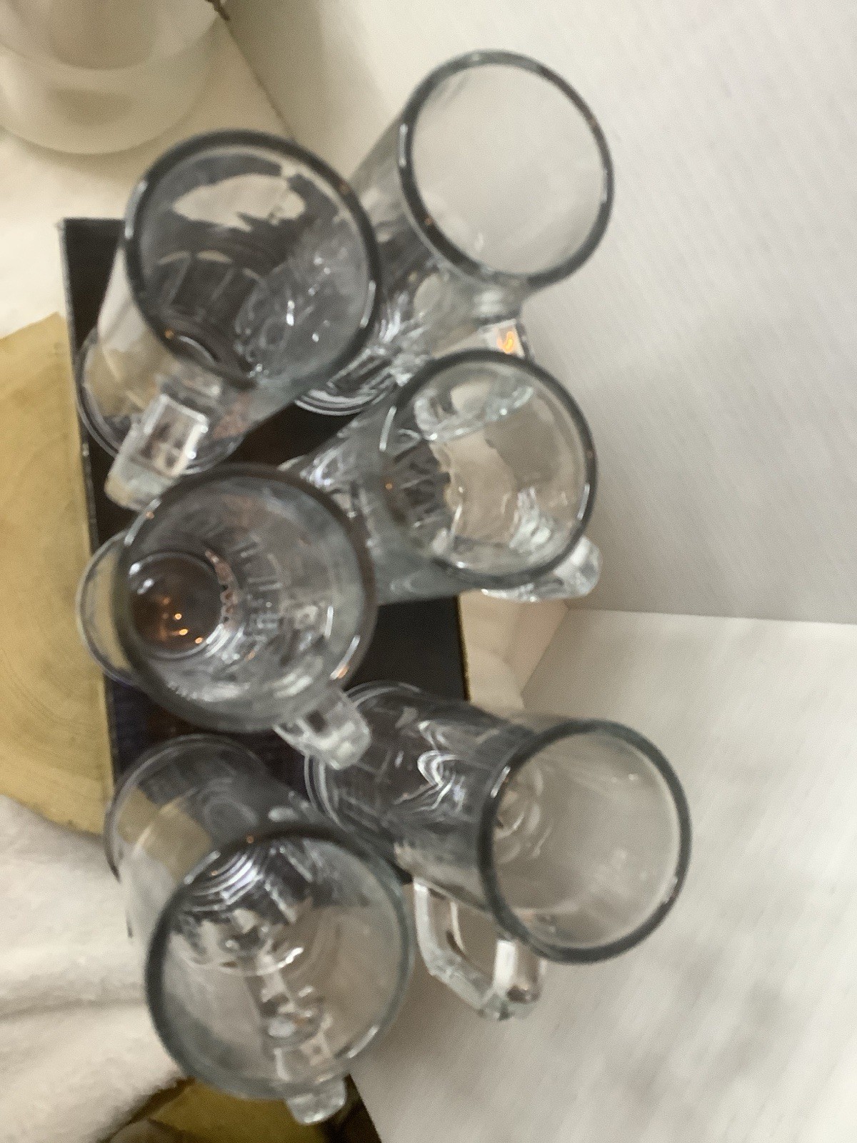 Libbey Craft Brews Beer Six (6) Flight Glass Set Beer Raring Mini Mugs ...