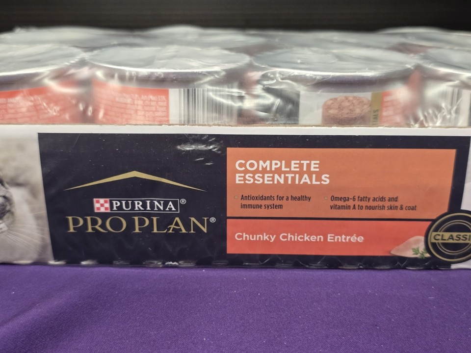 Purina Pro Plan Complete Essentials, Chicken, Wet Cat Food, 24 Cans | eBay