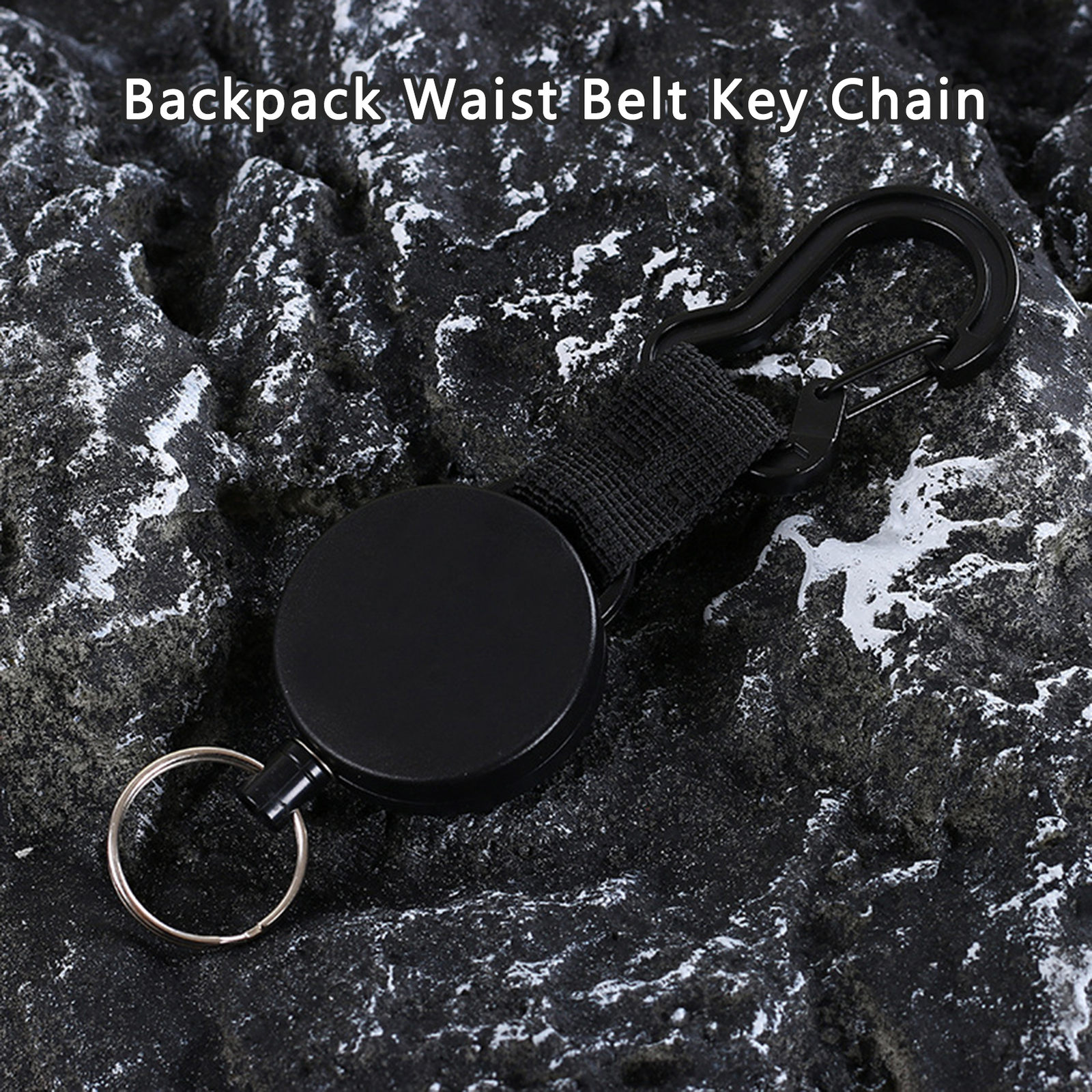 Keychain Ring Retractable Anti-theft Mountain Backpack Key Holder ...