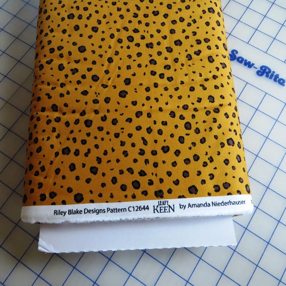 SALE ~ By The Yard Leopard Spots By Riley Blake $3.99 Ships ANY Amount ...