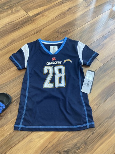los angeles chargers v neck shirt gordon 28 Size 6 | eBay
