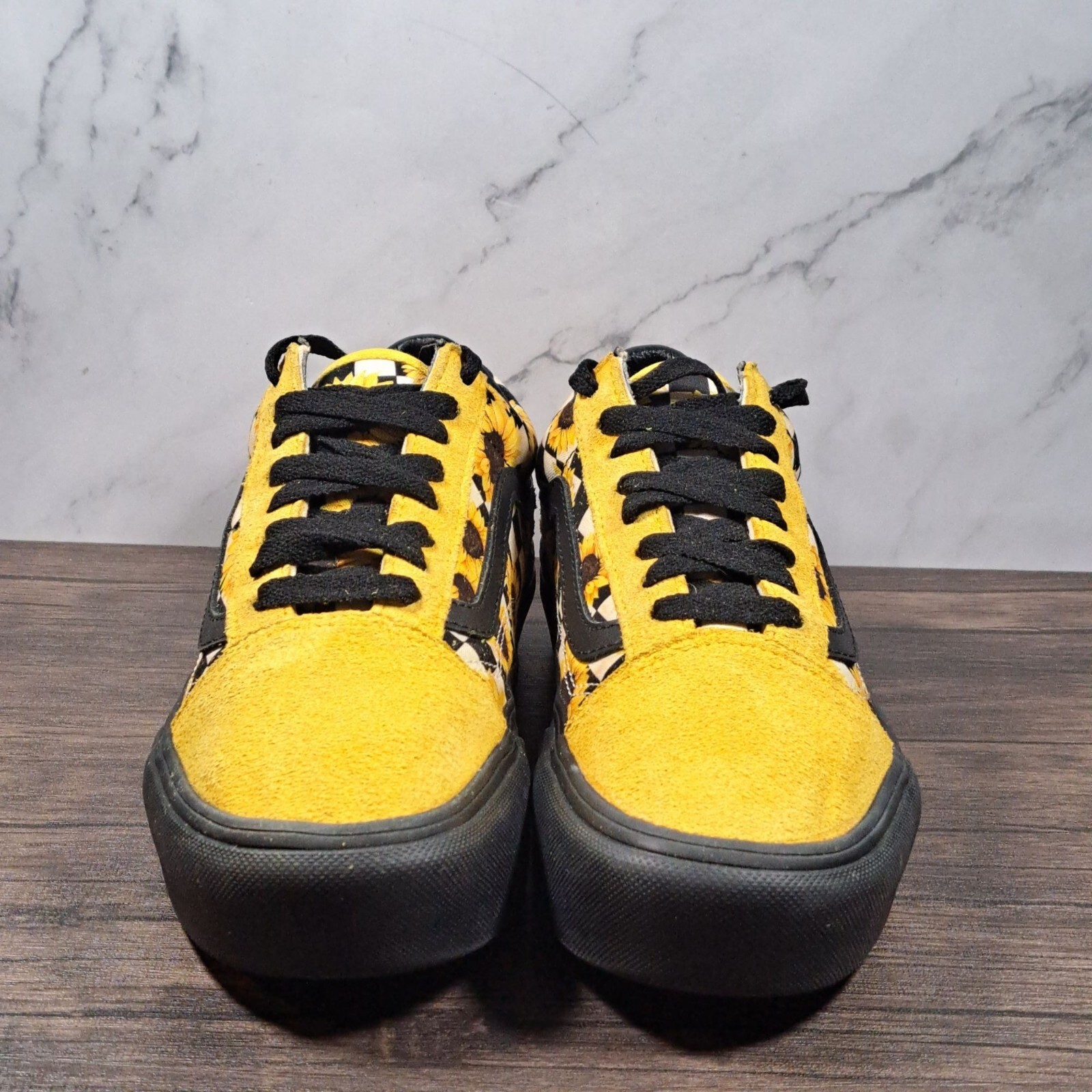 Vans old Skool Platform Custom Sunflower Sneaker Wome… - Gem