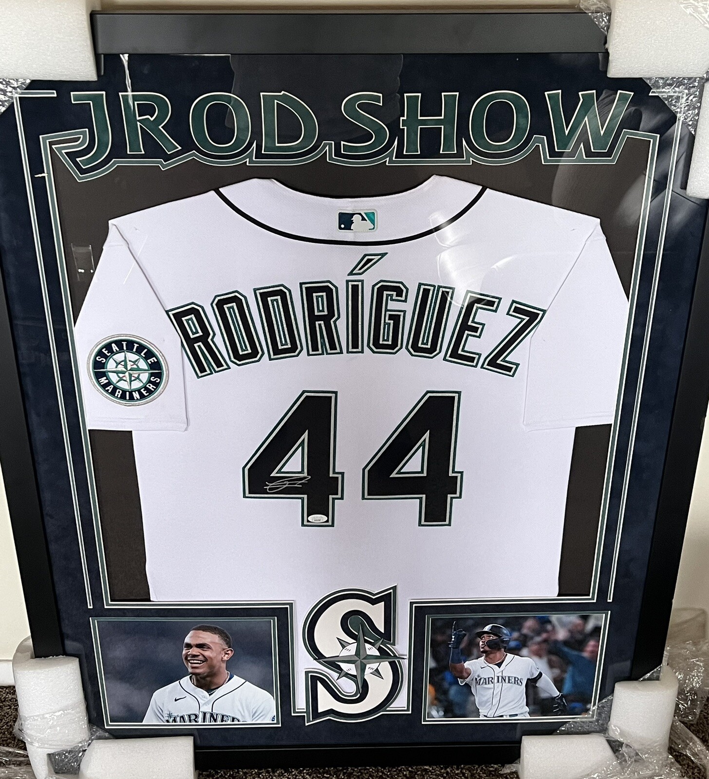 Julio Rodriguez SIGNED & FRAMED JROD SHOW Authentic Nike On-Field ...