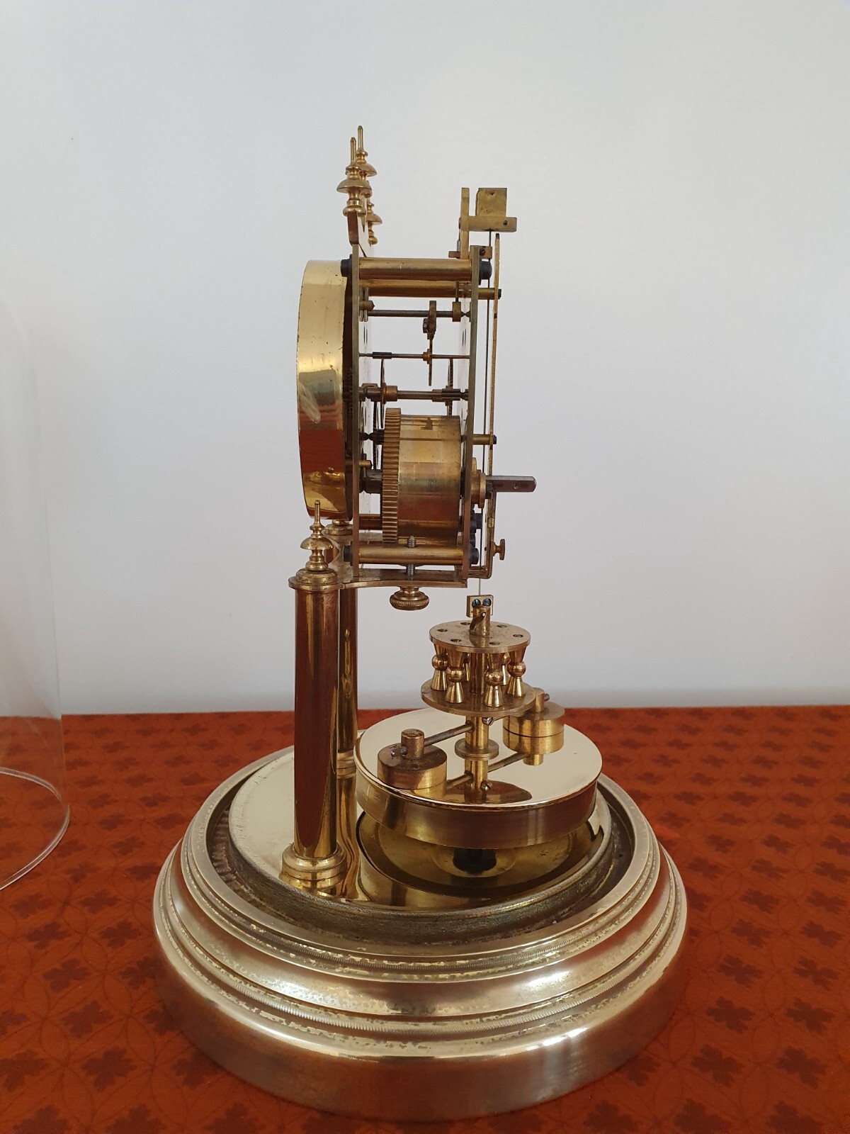 A QUALITY 400 DAY ANNIVERSARY TORSION CLOCK by GUSTAV BECKER c1910 ...