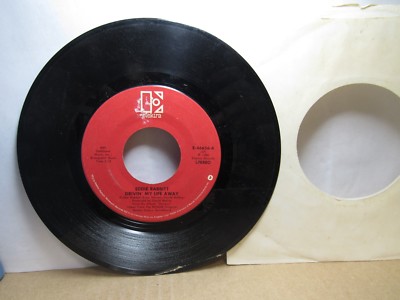 Old 45 RPM Record - Elektra E-46656 - Eddie Rabbitt - Drivin' My Life ...