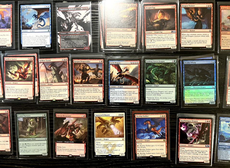 Commander Deck Builder (Dragon Dragons) Magic The Gathering MTG Singles ...