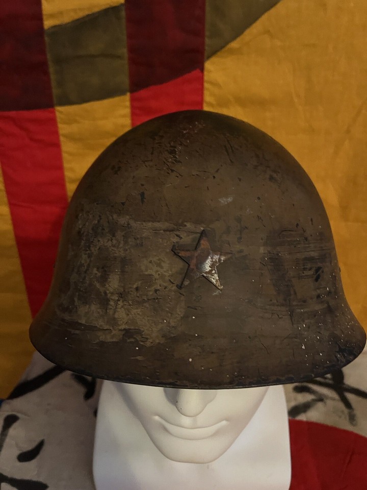 WWII ORIGINAL IJA Imperial Japanese Type 90 Helmet W/ Imperial Star | eBay