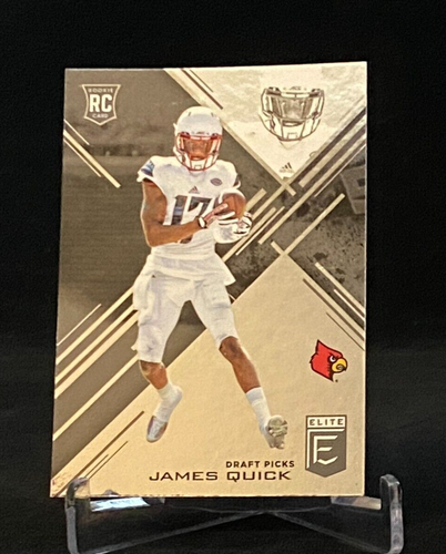 2017 Panini Elite Draft Picks Rookie Card #171 James Quick Louisville ...