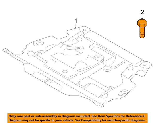 Volvo 998164 Genuine OEM Factory Original Splash Shield Screw for sale ...