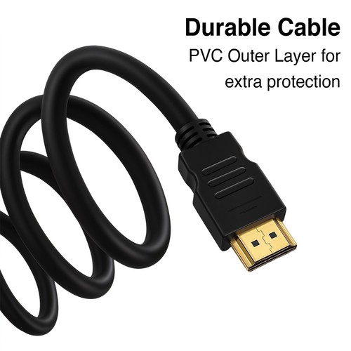 HEAVY DUTY 4K HDMI 2.0 EXTRA LONG TV CABLE HIGH SPEED HDMI LEAD SMART ...