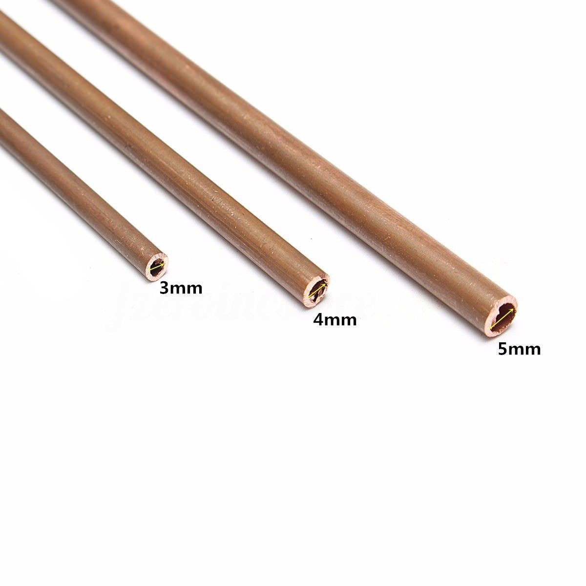 Brass Pipe Copper Pipe Copper Tube2mm 3mm 4mm 5mm Long 300mm Wall 0.5mm ...