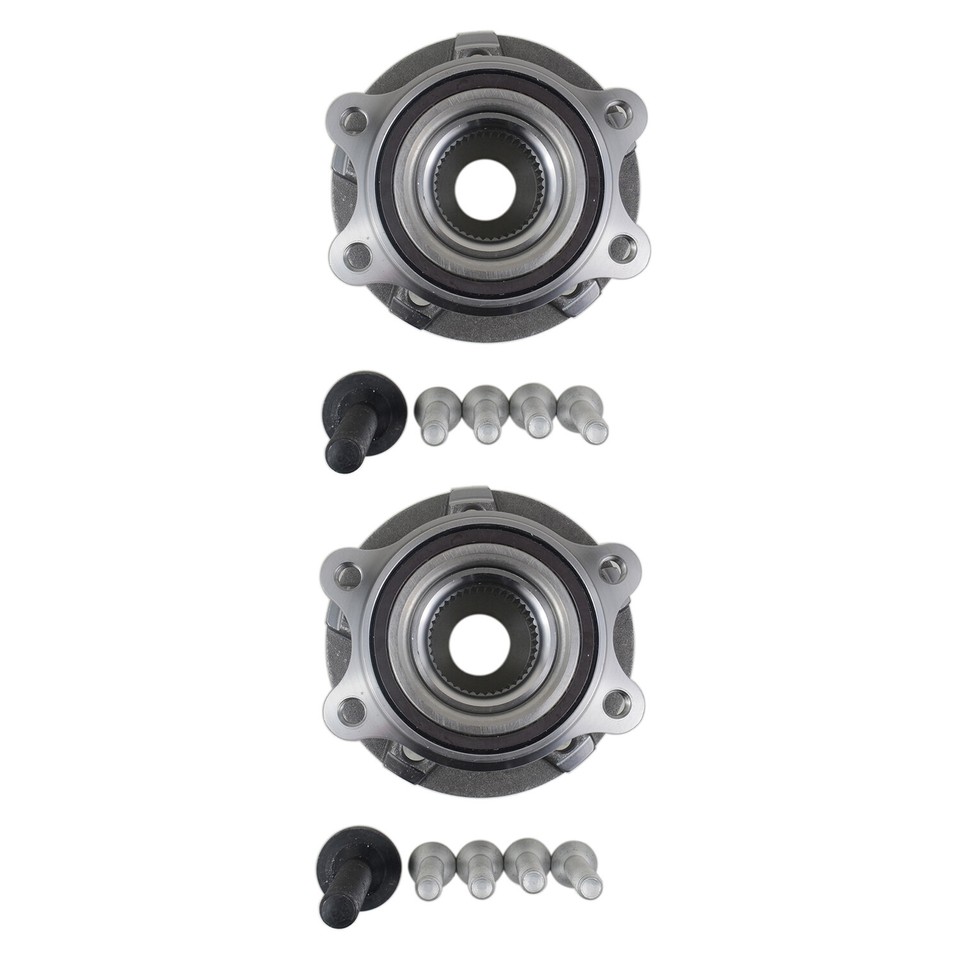 Pair Front / Rear Wheel Hub+Bearing For Audi A4 A5 A6 A8 Allroad S4 S5 ...