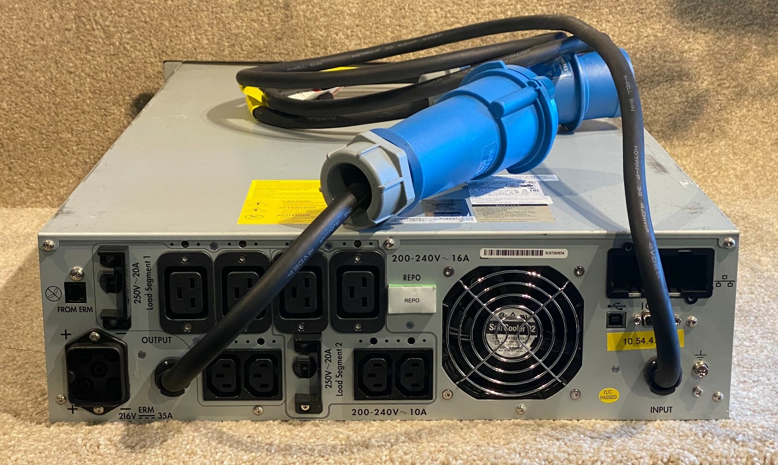 HP R5000 UPS - 5000Va - new cells installed - 12 Month Warranty | eBay