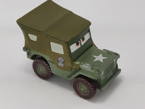 Disney Pixar Cars Sarge 1:55 Diecast Model Toys Car Metal Loose Used | eBay