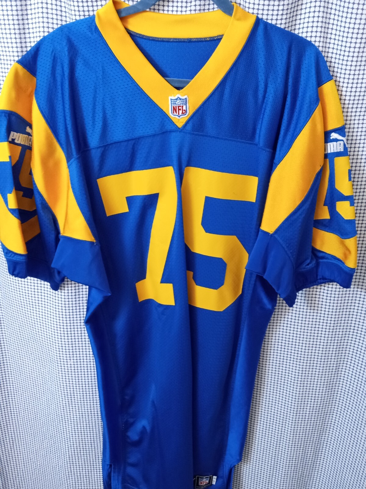 St. Louis Rams game used jersey D' Marco Farr Los Angeles Rams game ...