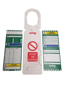 Scafftag Inspection Tag for Scaffold Towers Site Systems Kits Holders ...