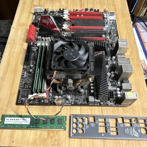 ASUS Crosshair IV Formula Motherboard, AMD FX-8350 CPU, RAM, I/O Shield ...