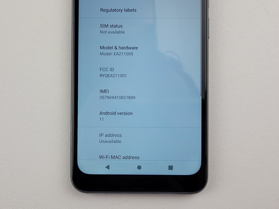 AT&T Fusion 5G (EA211005) 64GB - Silver (AT&T) Smartphone - Clean IMEI ...