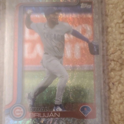 Topps 2025 Series 2 Vidal Bruján Chicago Cubs 1/1 Serial Numbered Card ...