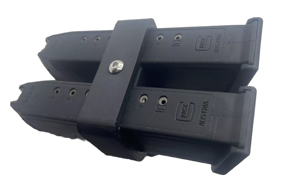 Magazine Clamp Fits Glock 9 40 17 19 22 23 26 27 31 32 33 34 35, 1/2 ...