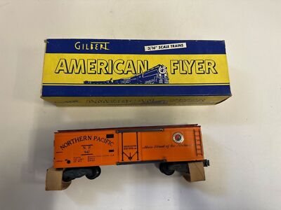 AMERICAN FLYER 947 NEAR MINT REFRIEGERATION CAR NORTHER PACIFIC W ...