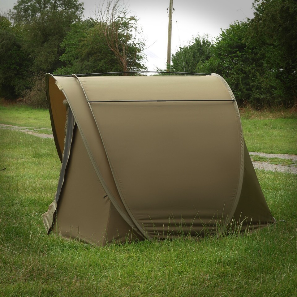 Carp fishing Speedflex Bivvy Pop Up Easy Shelter One Man Size - Carper ...