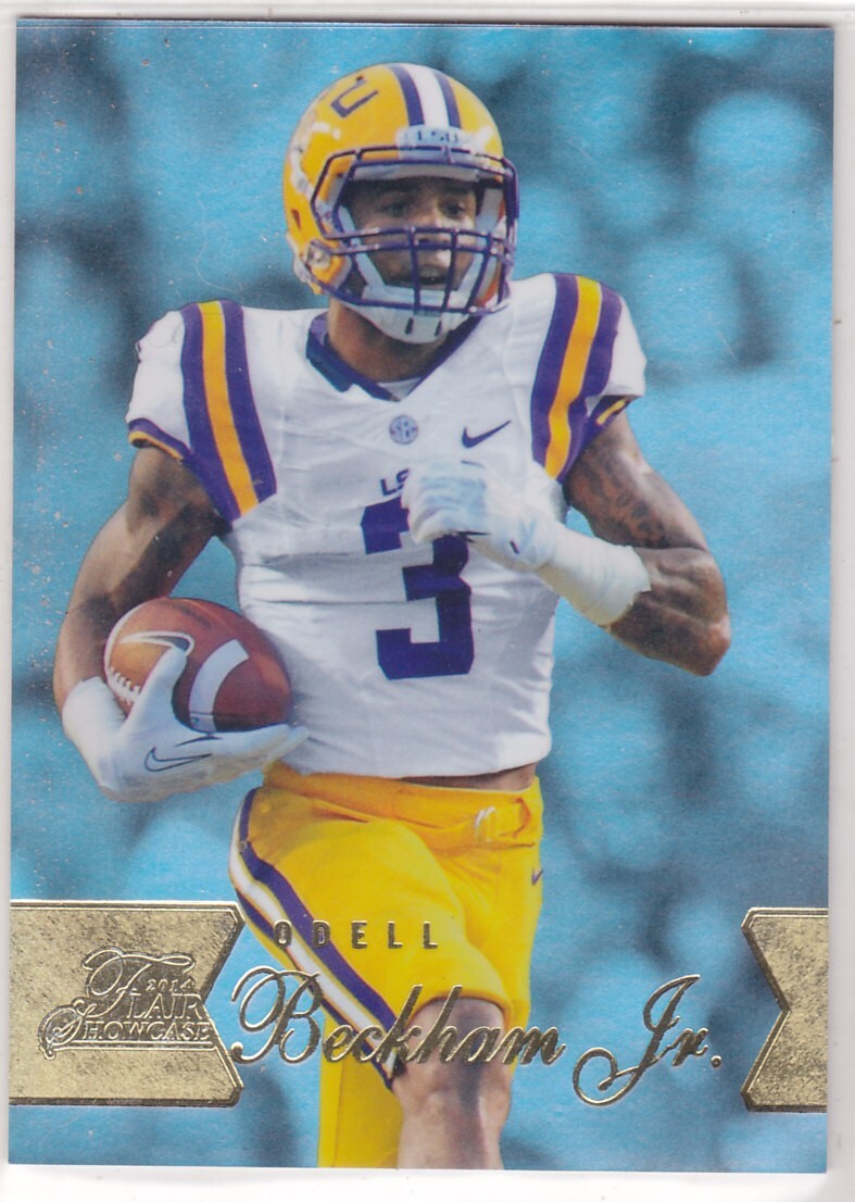 2014 Flair Showcase Football Odell Beckham Jr #119 | eBay