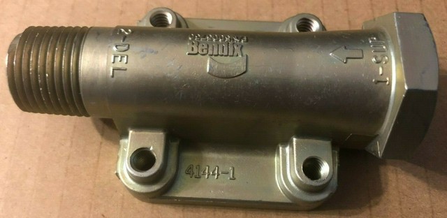 Bendix R14 Trailer Air Brake Relay Valve 103010 NOS W Bracket for sale ...