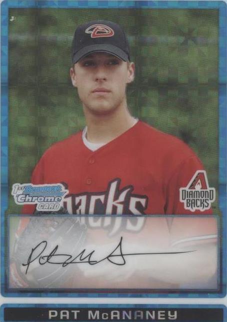 2009 Bowman - Chrome Prospects Pat McAnaney #BCP76 X-Fractor /299 (RC ...