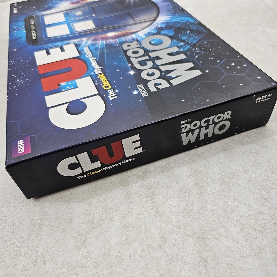 Hasbro USAopoly BBC Doctor Who Clue Mystery Board Game 2015 Complete ...