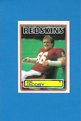 1983 Topps Joe Jacoby #190 Rookie RC NM to Mint Super NICE! | eBay
