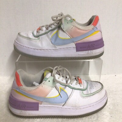 Nike AF1 Shadow Air Force 1 Diamond White Hydrogen Blue Women’s Sz 7 ...