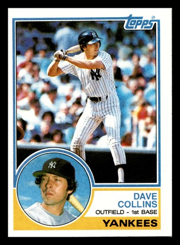 1983 Topps Dave Collins New York Yankees #359 VG-EX | eBay