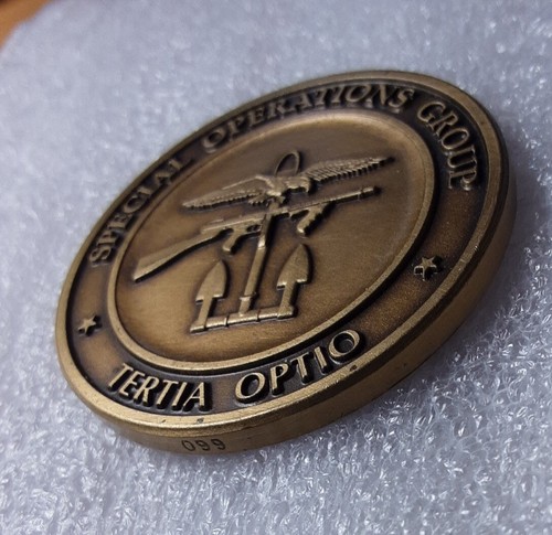 CIA Special Operations Group TERTIA OPTIO RARE Challenge Coin | eBay
