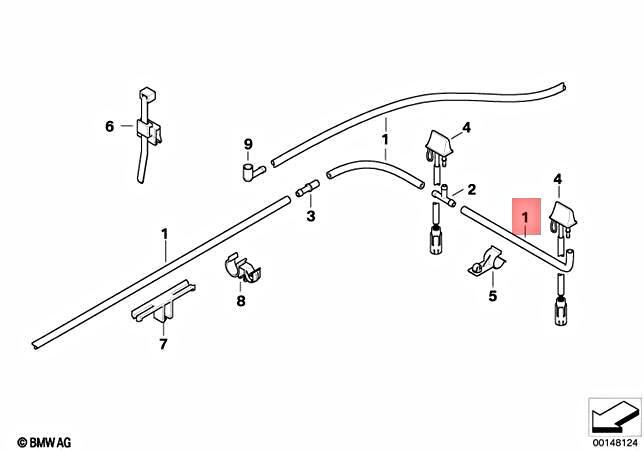 Genuine BMW E39 E46 E53 E63 E63N E64 E64N E65 E66 Hose Line OEM ...