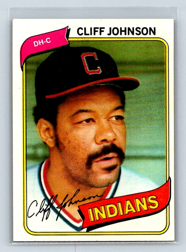 1980 MLB Topps Cliff Johnson #612 Cleveland Indians 80-T-BBC | eBay