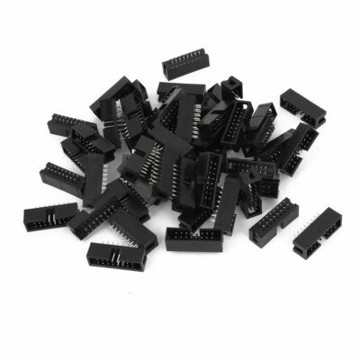 2.54mm Pitch IDC Box Header DC3-16P Dual Row 16 Pins JTAG Connector ...