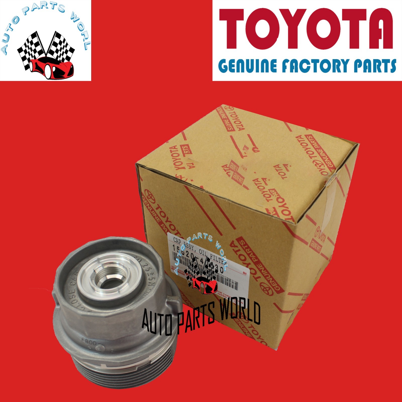 GENUINE TOYOTA 12-15 SCION IQ 1.3L OIL FILTER HOUSING CAP HOLDER 15620 ...